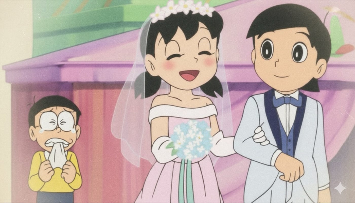 Shizuka And Dekisugi Pic