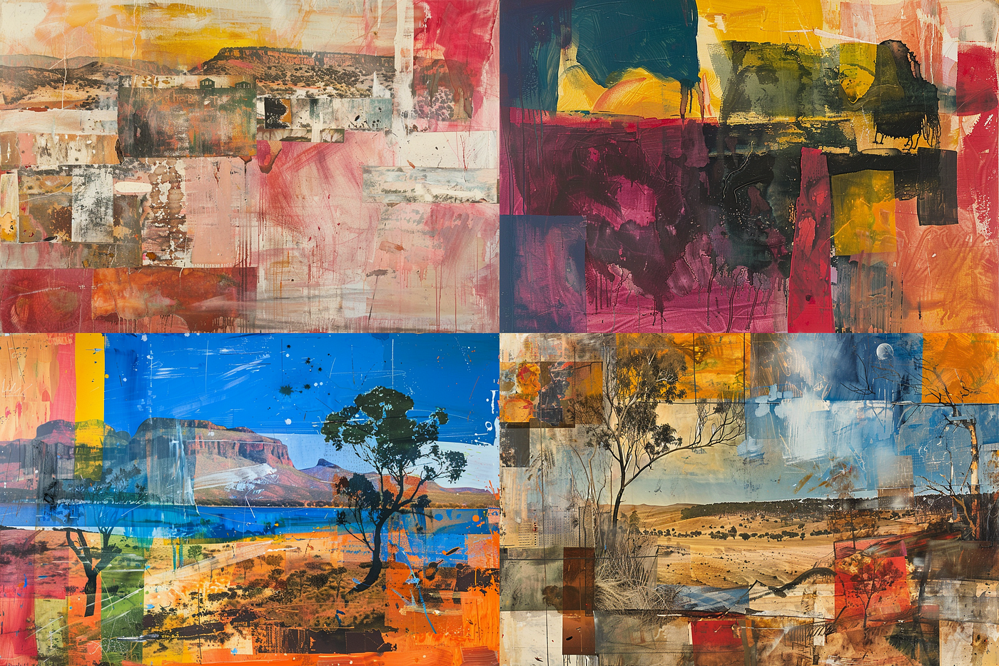 Rauschenberg Red Paintings
