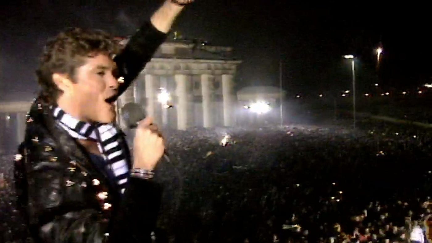 David Hasselhoff Berlin Wall