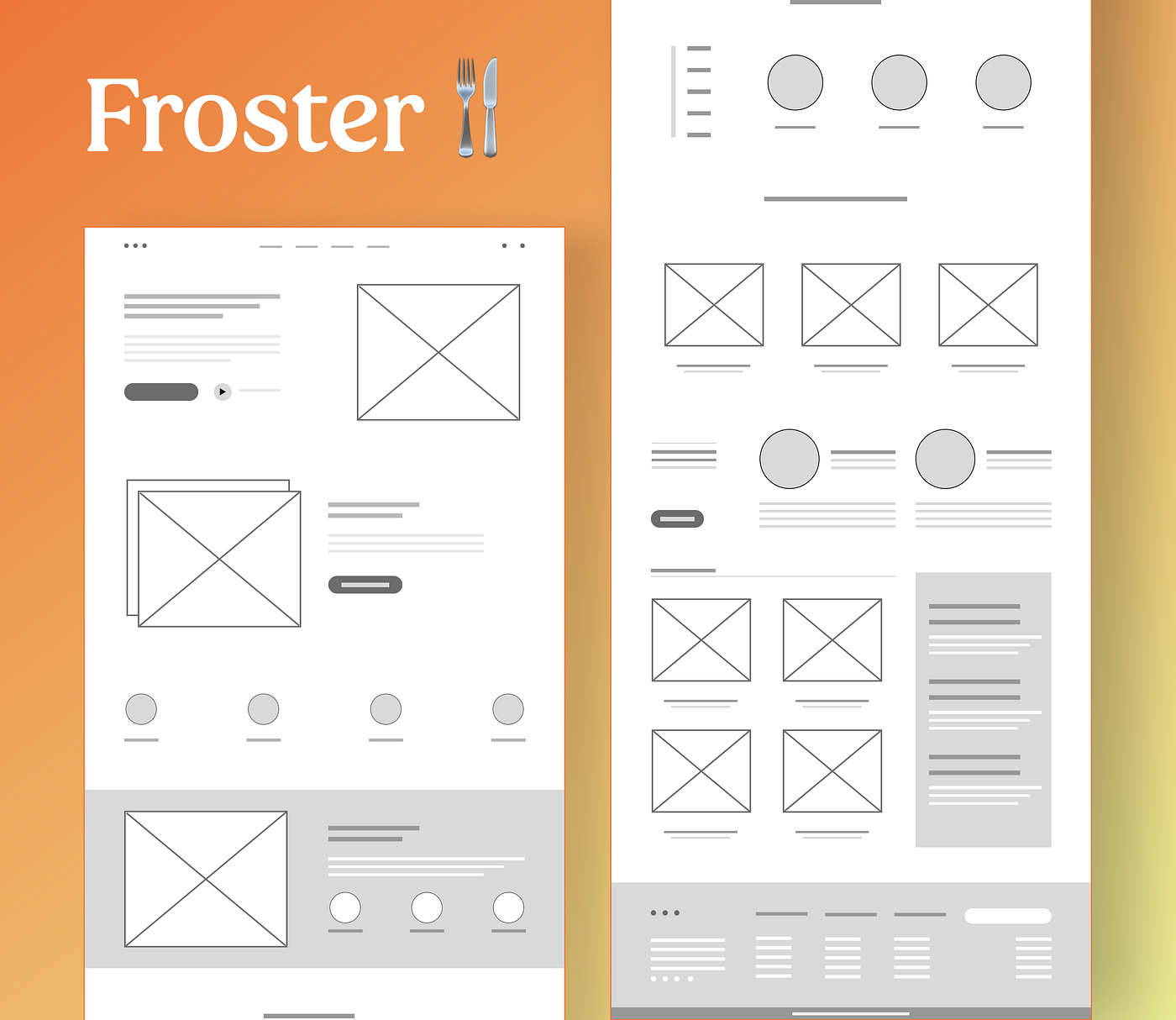 Wireframe Outline Examples