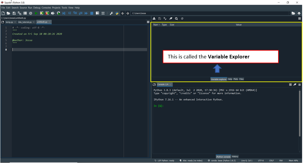 Python Clear Variable Explorer Spyder Sale