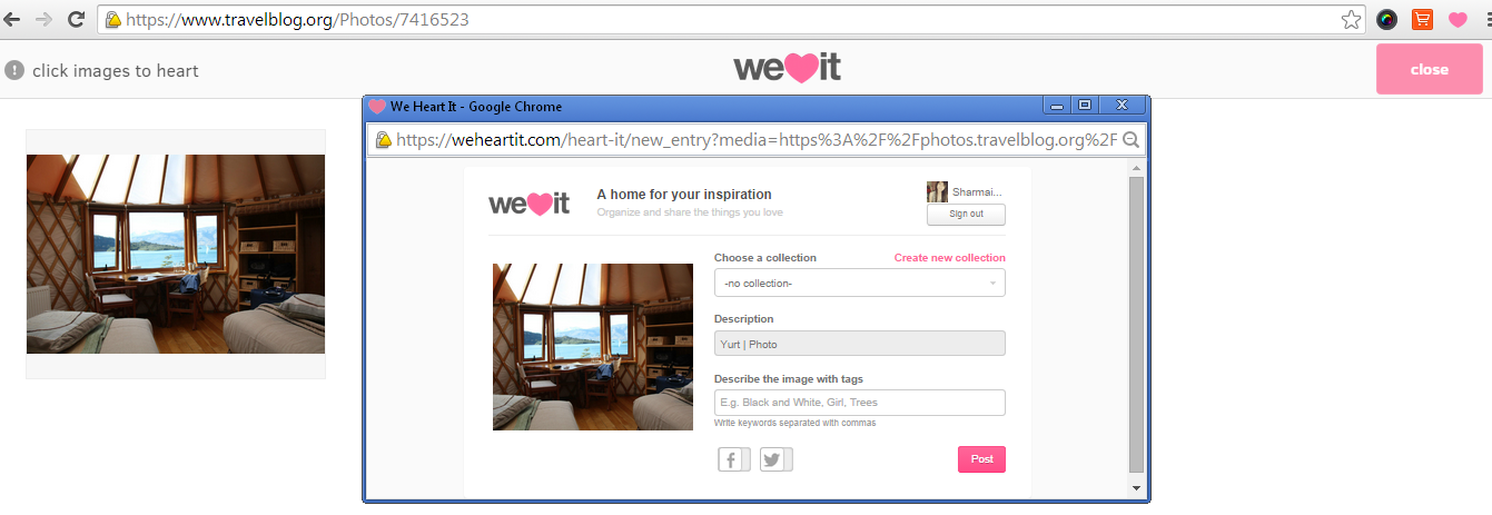 Girl Writing Weheartit