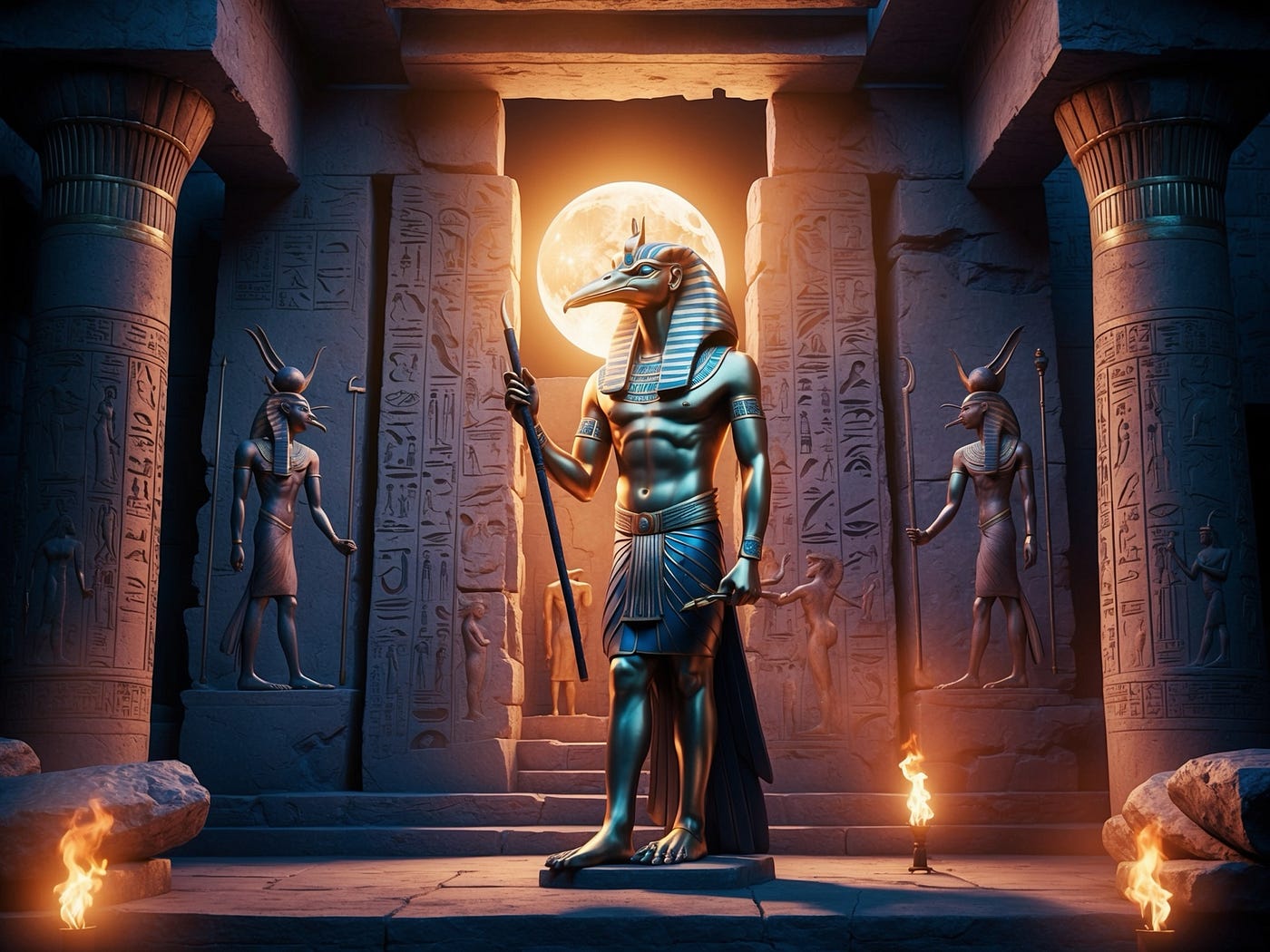 Thoth Egyptian God Wallpaper