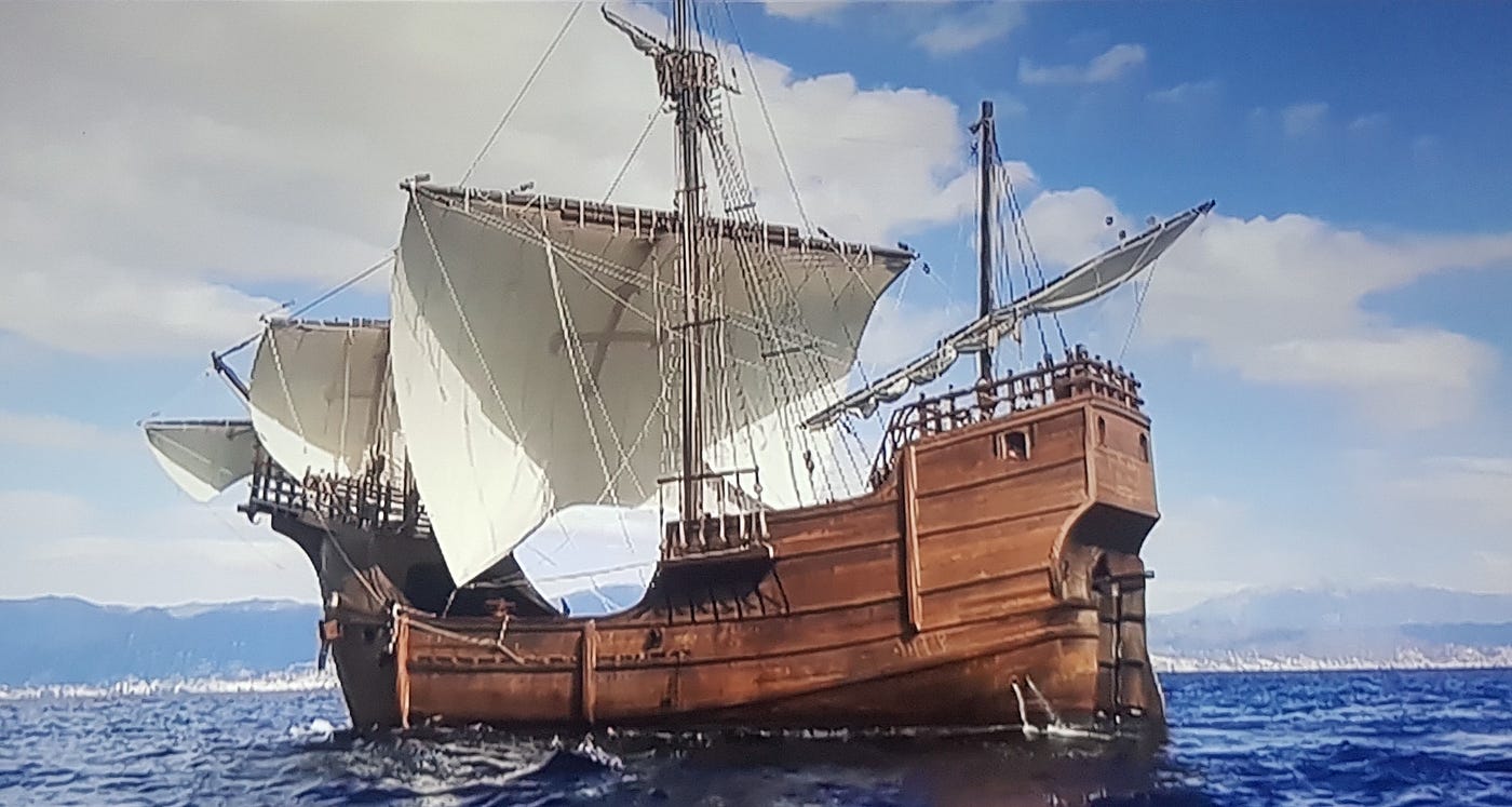 Christopher Columbus Ships Mayflower