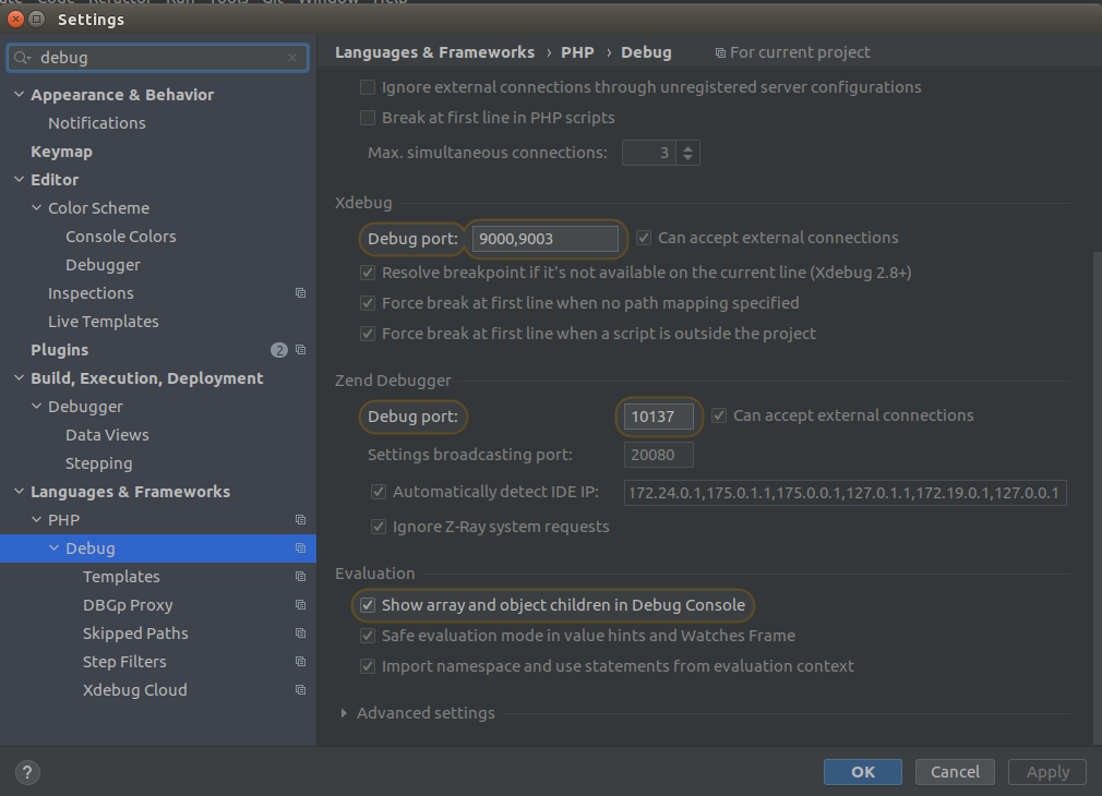 Using Xdebug With Intellij Inside A Docker Container