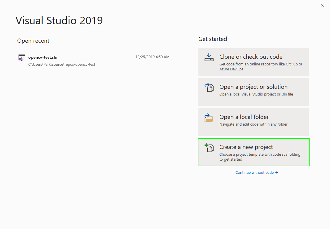Getting Started With Opencv 420 And Visual Studio 2019 Build