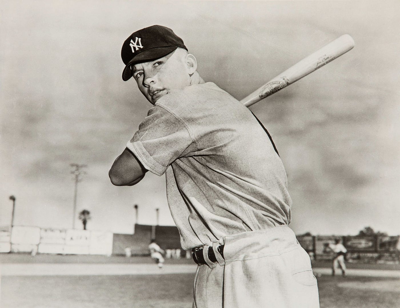 Mickey Mantle Batting