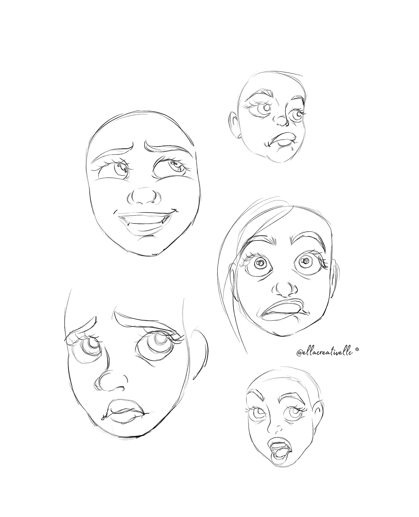 How To Draw The Facial Emotions