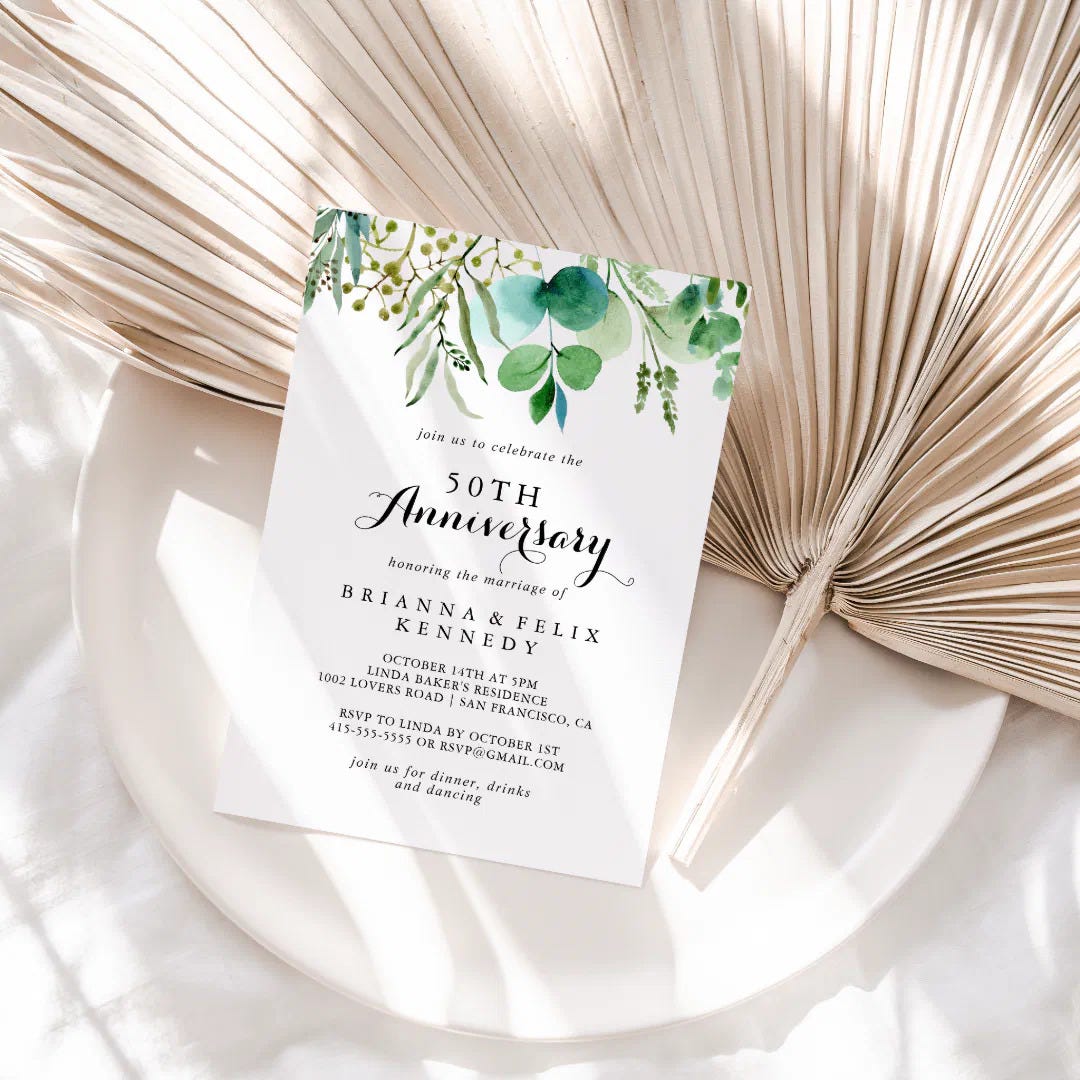 50th wedding anniversary invitation wording 60 photos - Astyledwedding.com