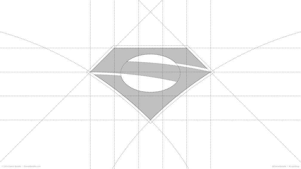 Superman Diamond Outline