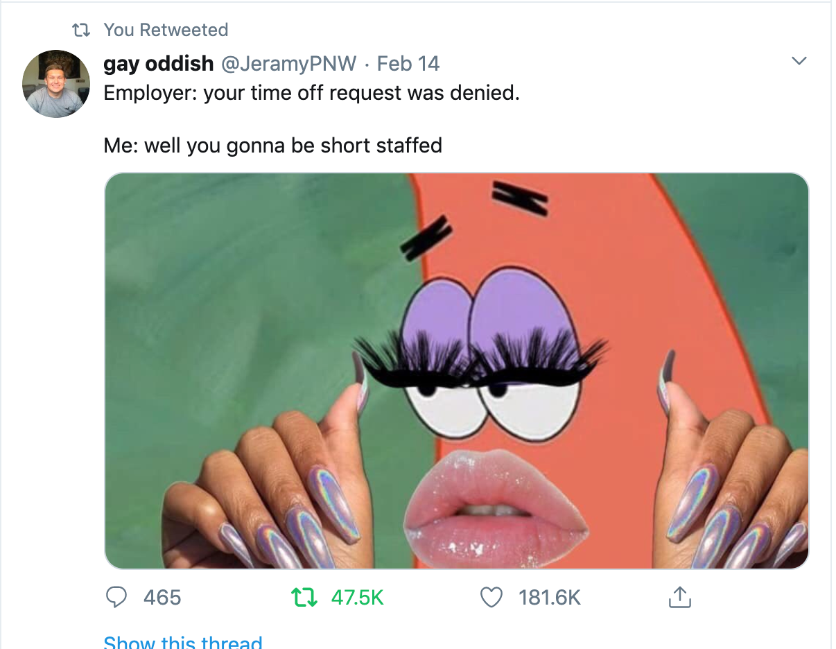 Pointing At Myself Twitter