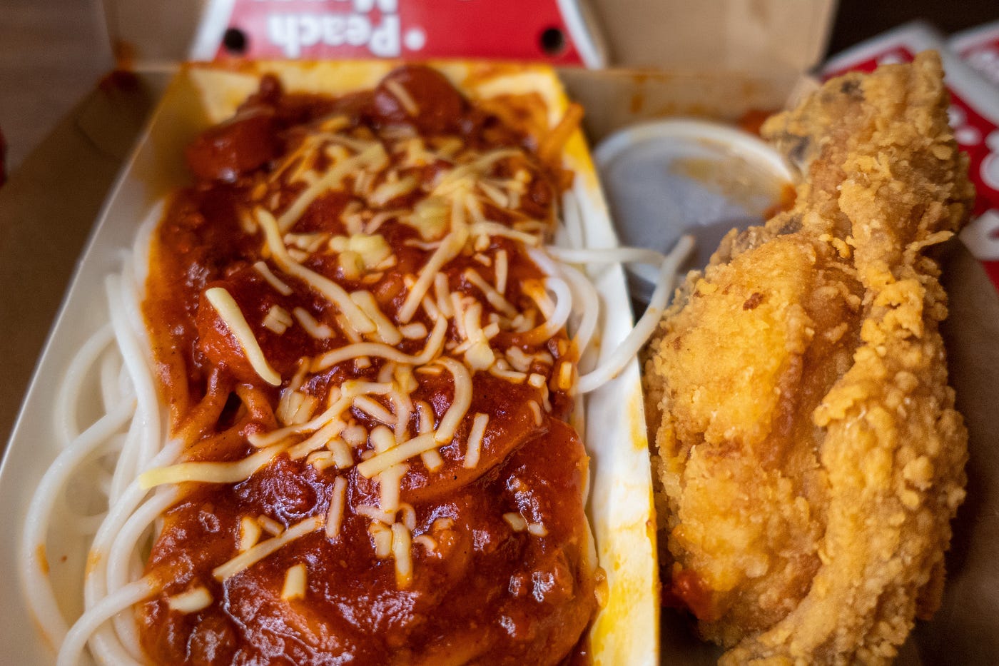 Jollibee Chicken Spaghetti Meal