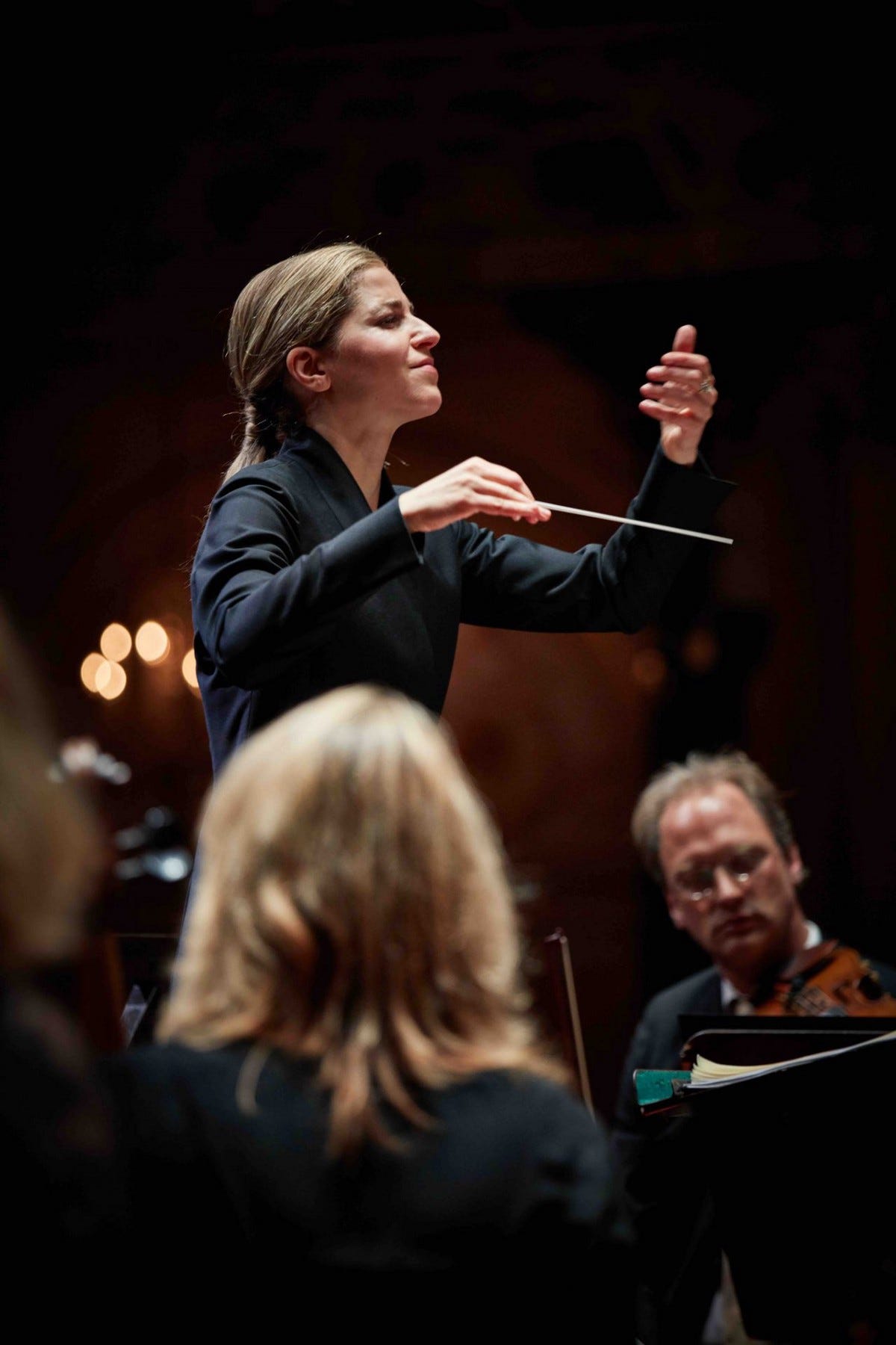 Symphony Conductor From Behind