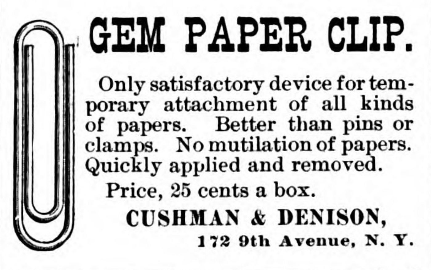 Kinds Of Paper Clips