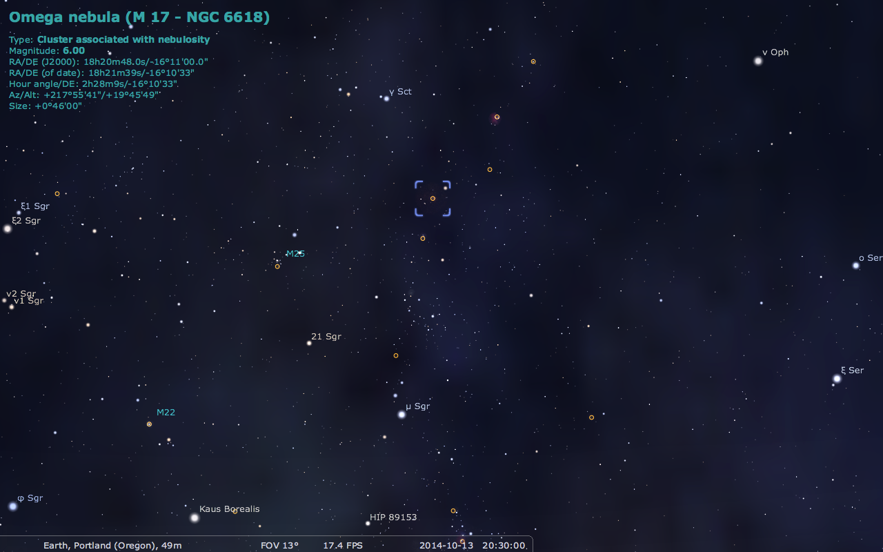 Omega Nebula Wallpaper