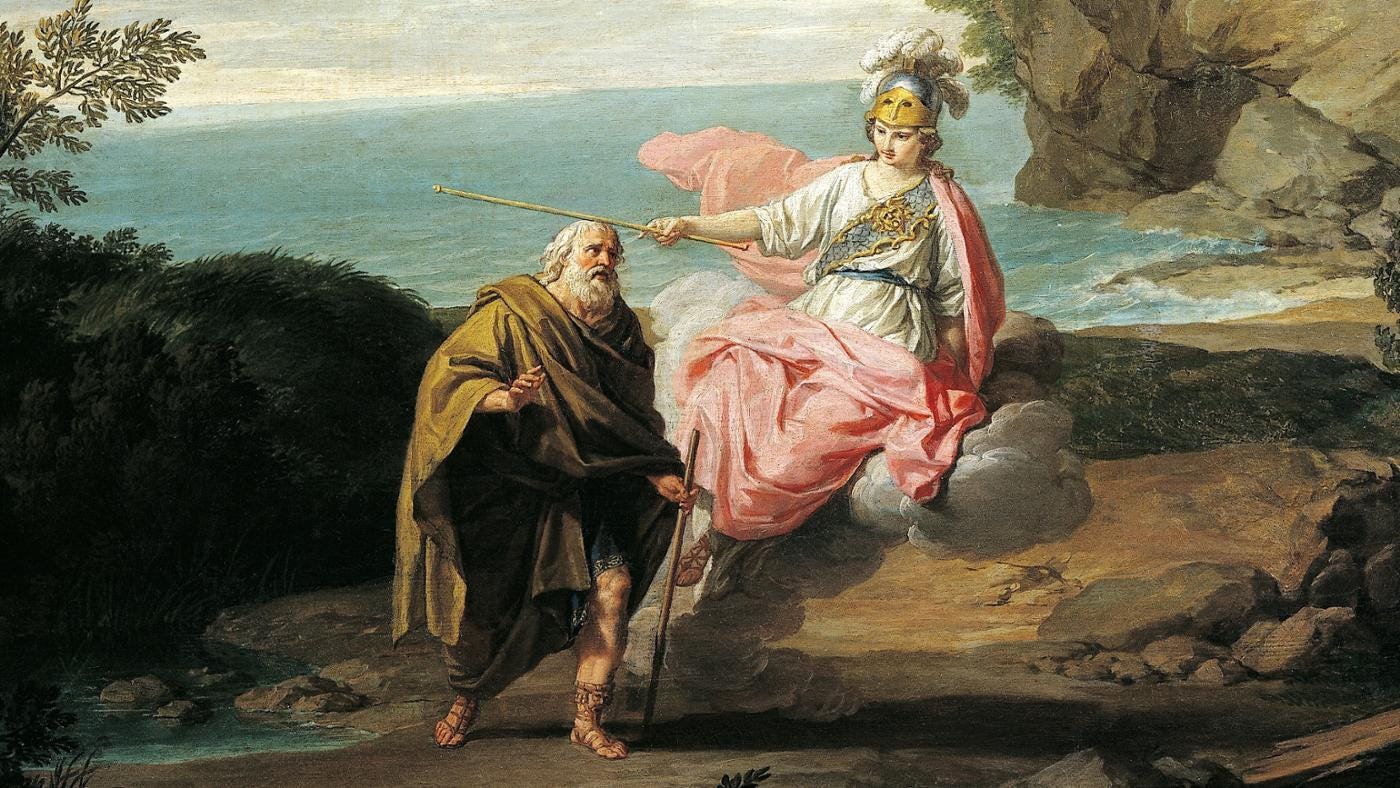 Odysseus And Calypso Relationship Work Of Art » Hermes Entertained By