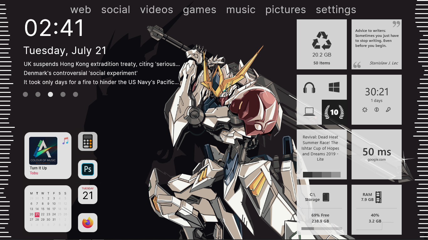 Suites On Rainmeter Deviantart