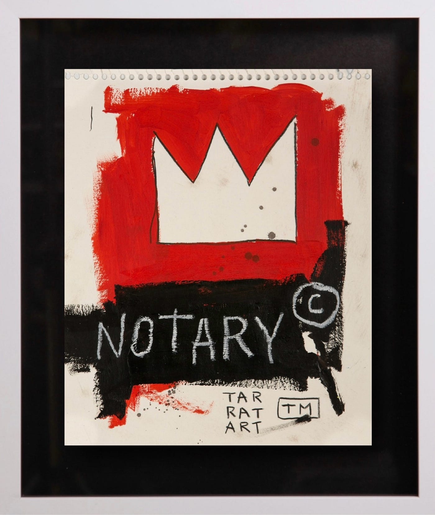 Basquiat Crown Art