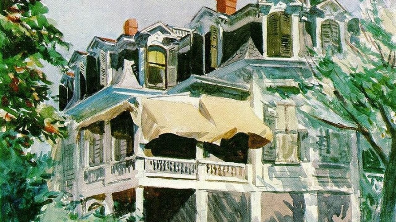 Edward Hopper Four Lane Road
