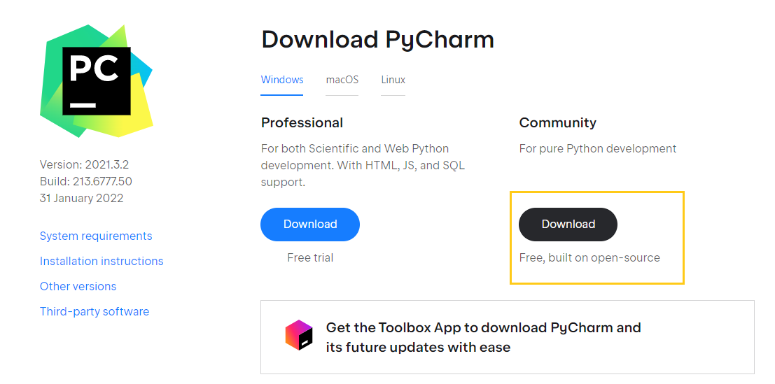 How To Install Pycharm On Windows 10 How To Install How To Setup