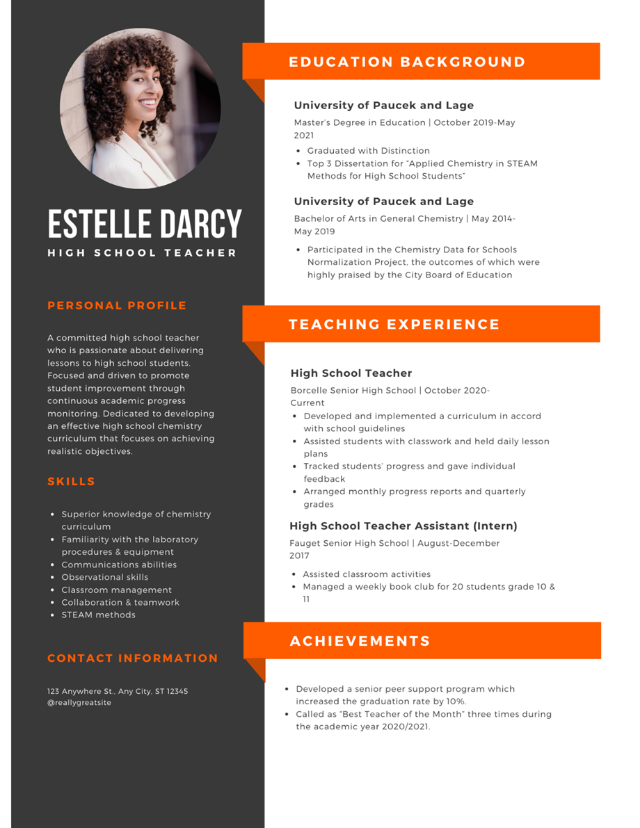 Best Resume Format For Teachers Preschool Teacher Resume Sample
