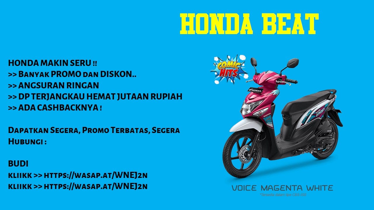 Motor Honda Beat Terbaru