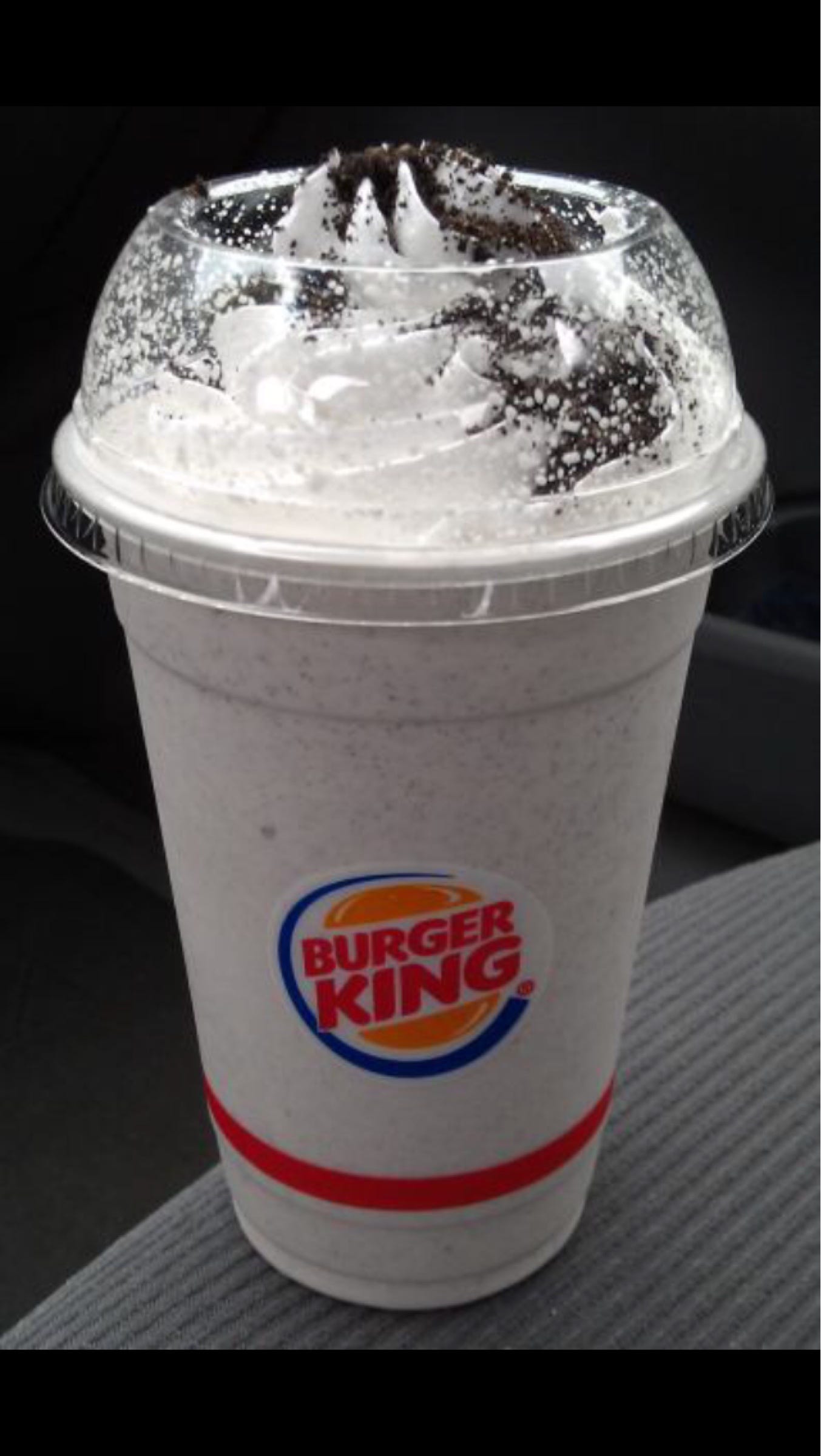 Burger King Oreo shake Food Reviews by Dj Nano Medium