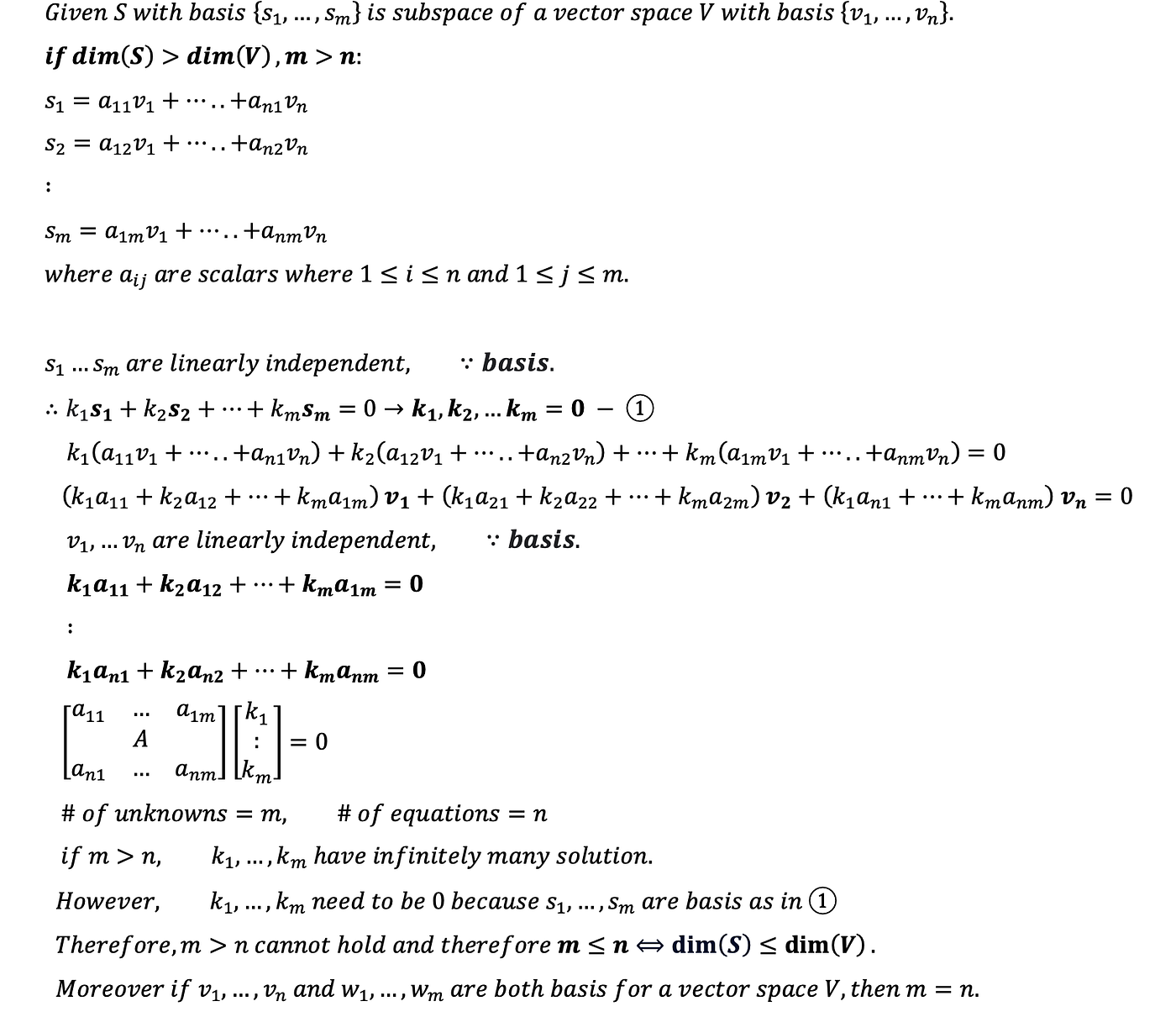 Vector Space Decomposition