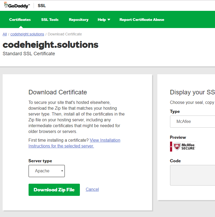 Godaddy Ssl Certificate Logo