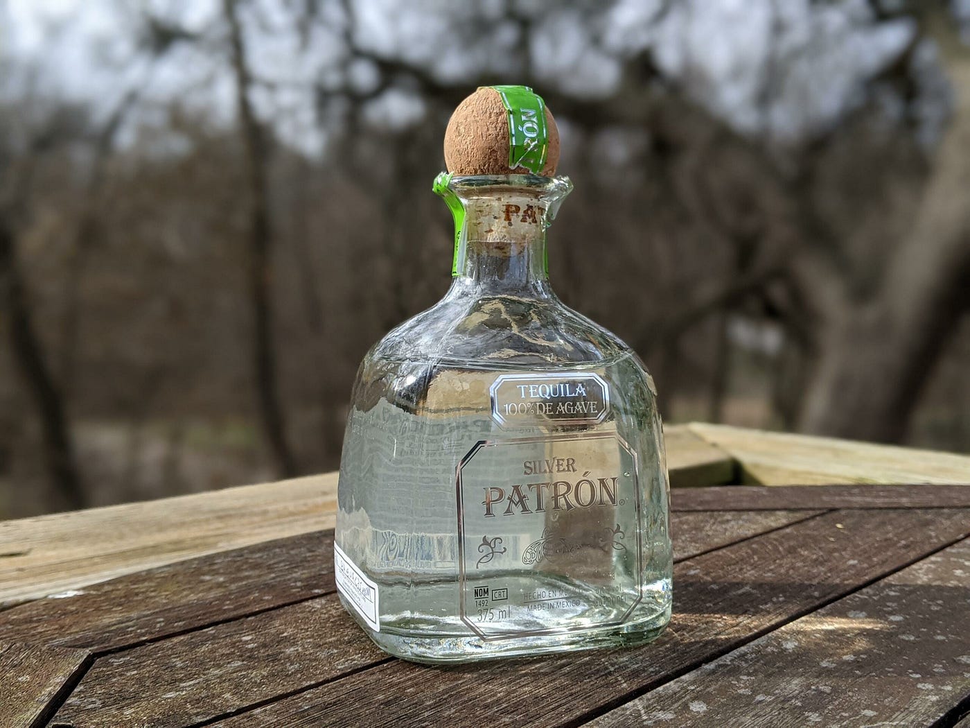 Patron Silver Wallpaper