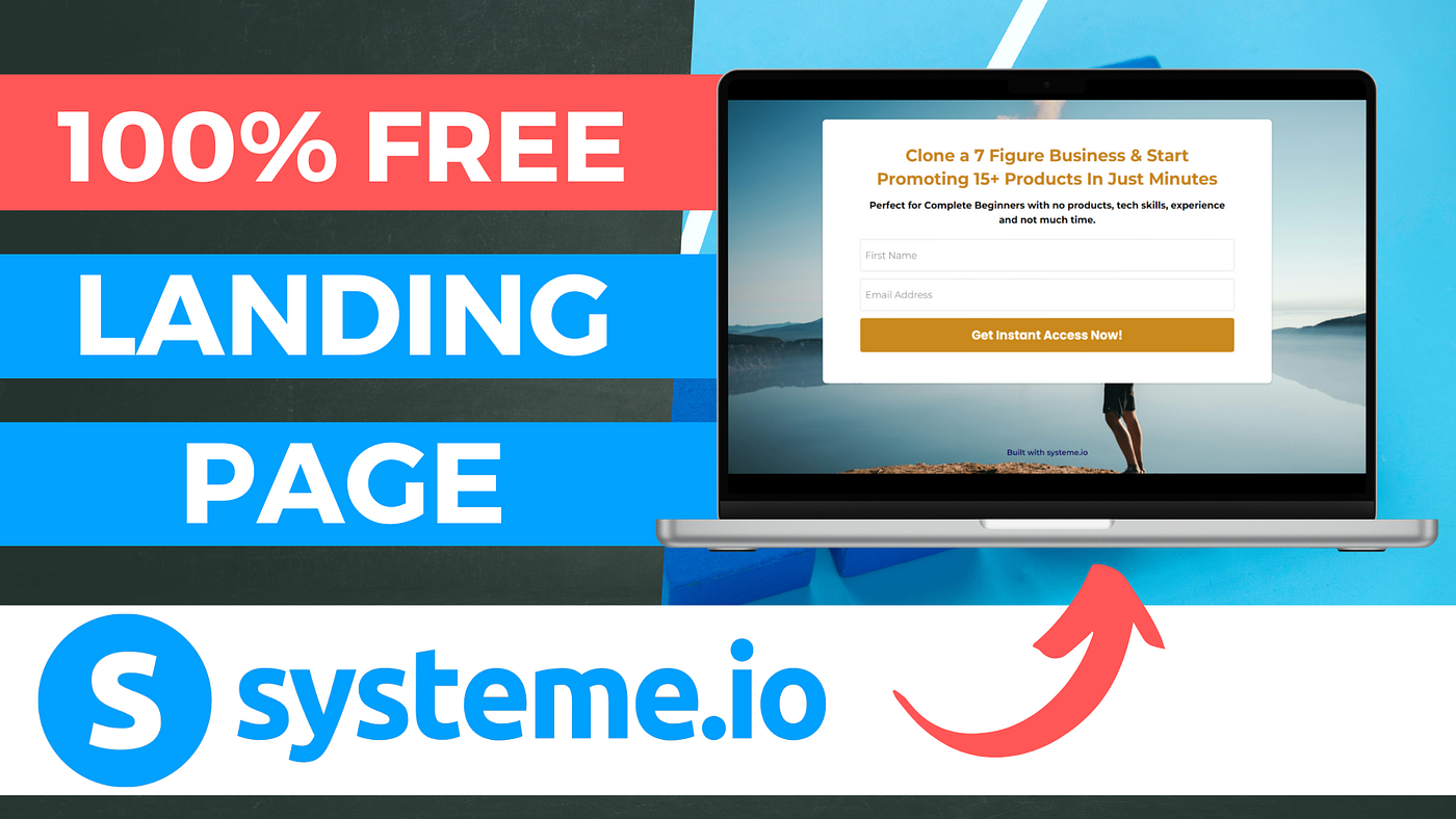 How to Create a Landing Page on Systeme Io