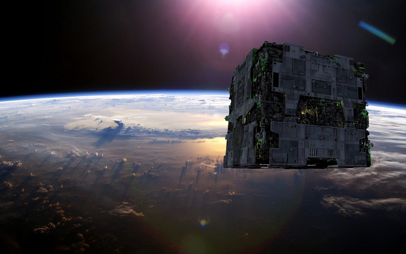 Borg Cube Wallpaper