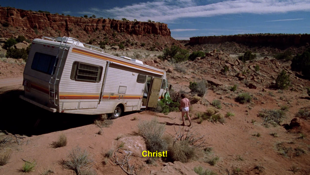 Breaking Bad Gas Mask In Desert