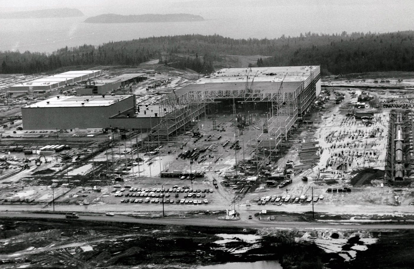 Boeing Everett Factory Aerial Boeing’s Everett Plant: A History Of