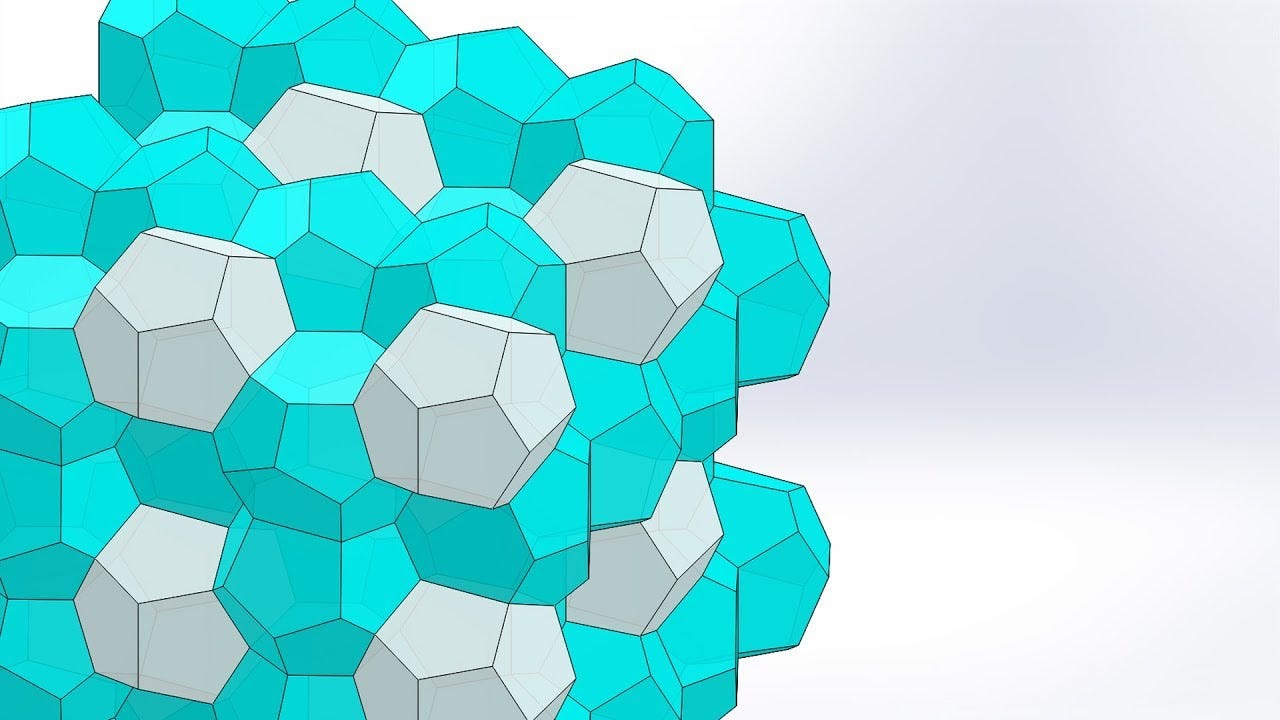 Why do bees build honeycombs with hexagons, instead of octagons, plus a ...