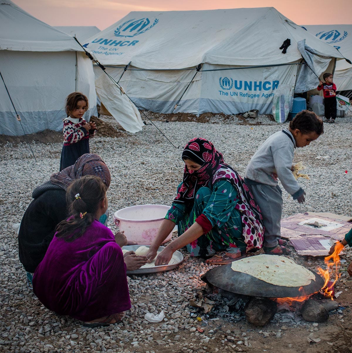 Un Refugee Camp