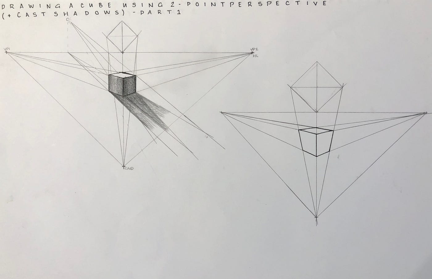 How To Draw Perfect Cube In Perspective