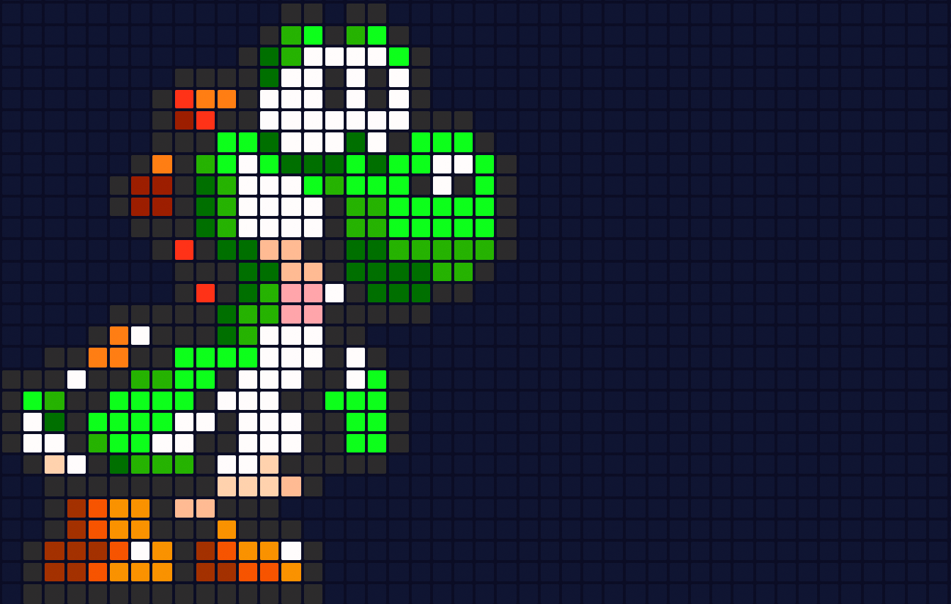 Yoshi Pixel Grid