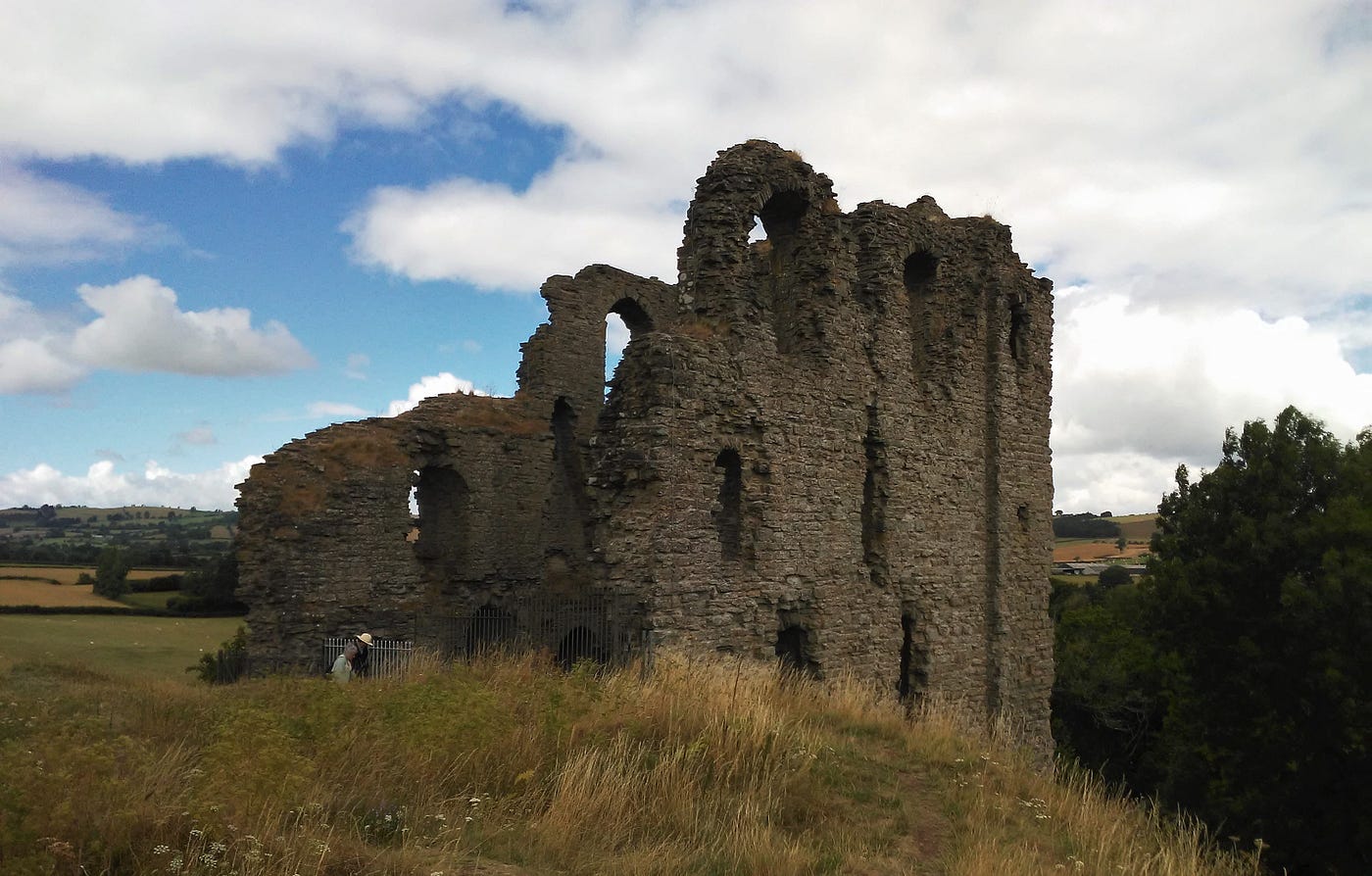 Clun Castle England Medieval
