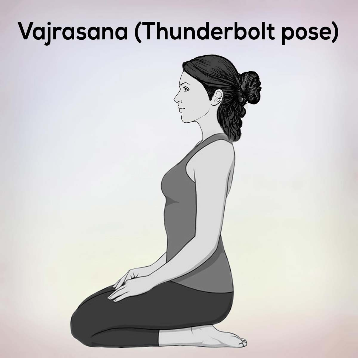 Vajrasana Yoga Pose