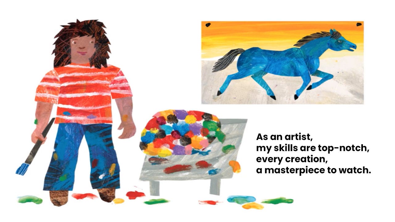 Blue Horse Eric Carle