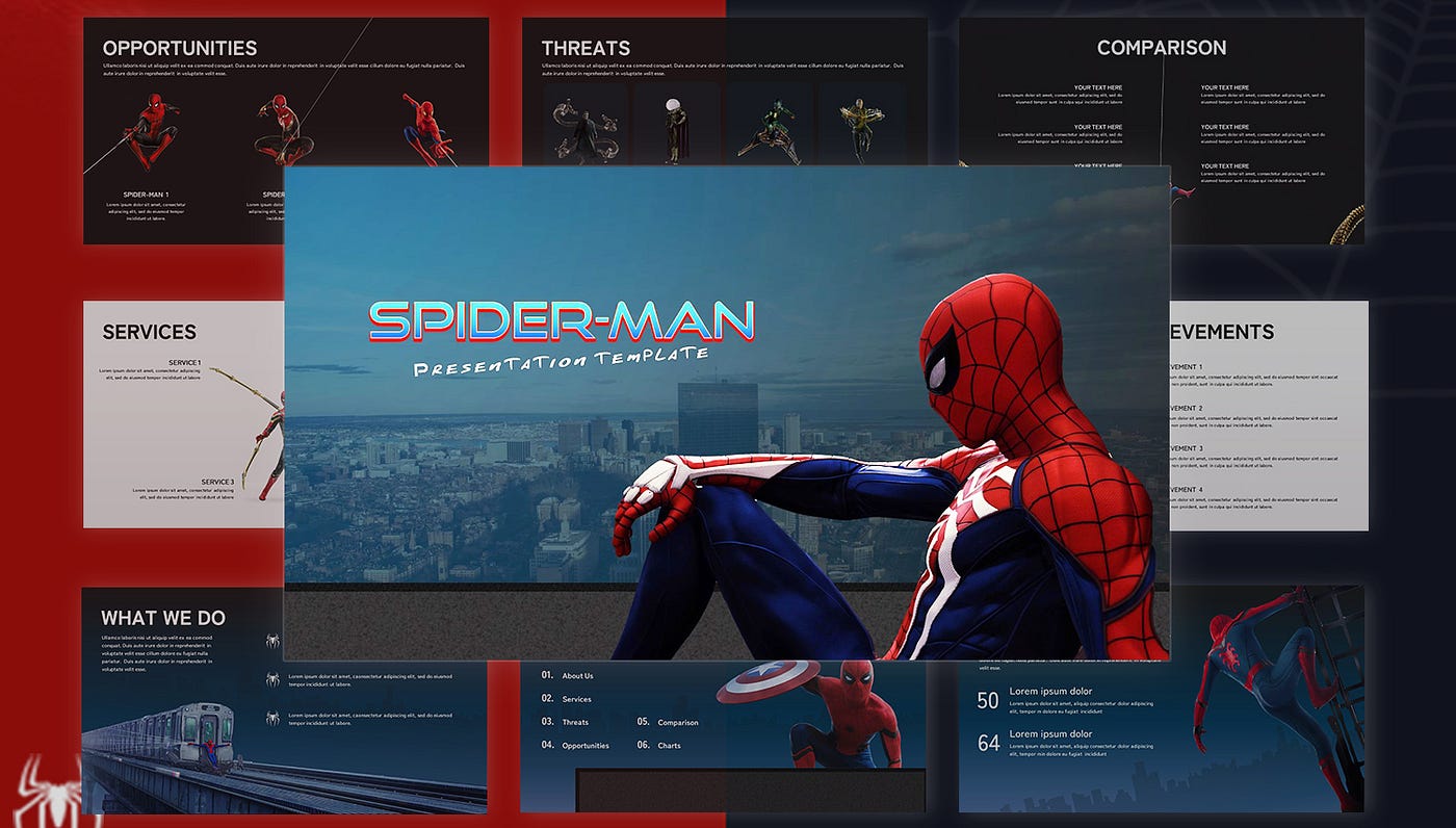 Super Hero Powerpoint Templates