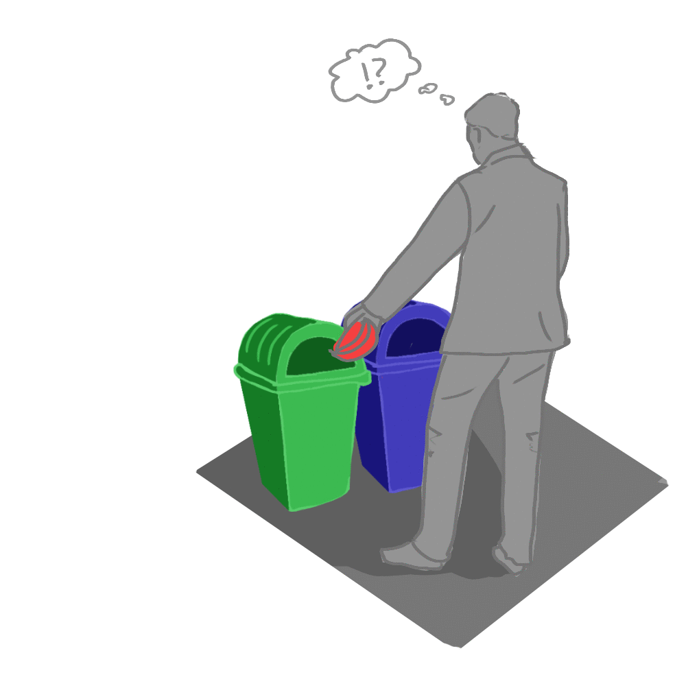 Overflowing Trash Can Gif