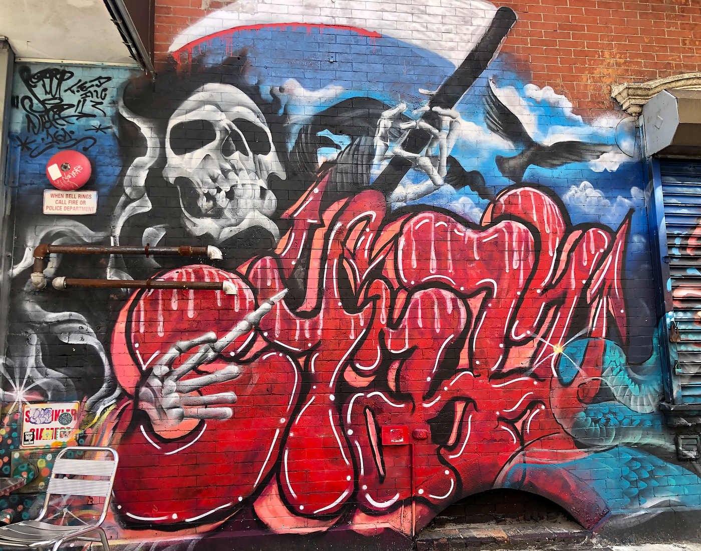Grim Reaper Graffiti