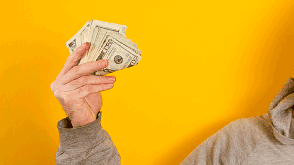 People Throwing Money Gif