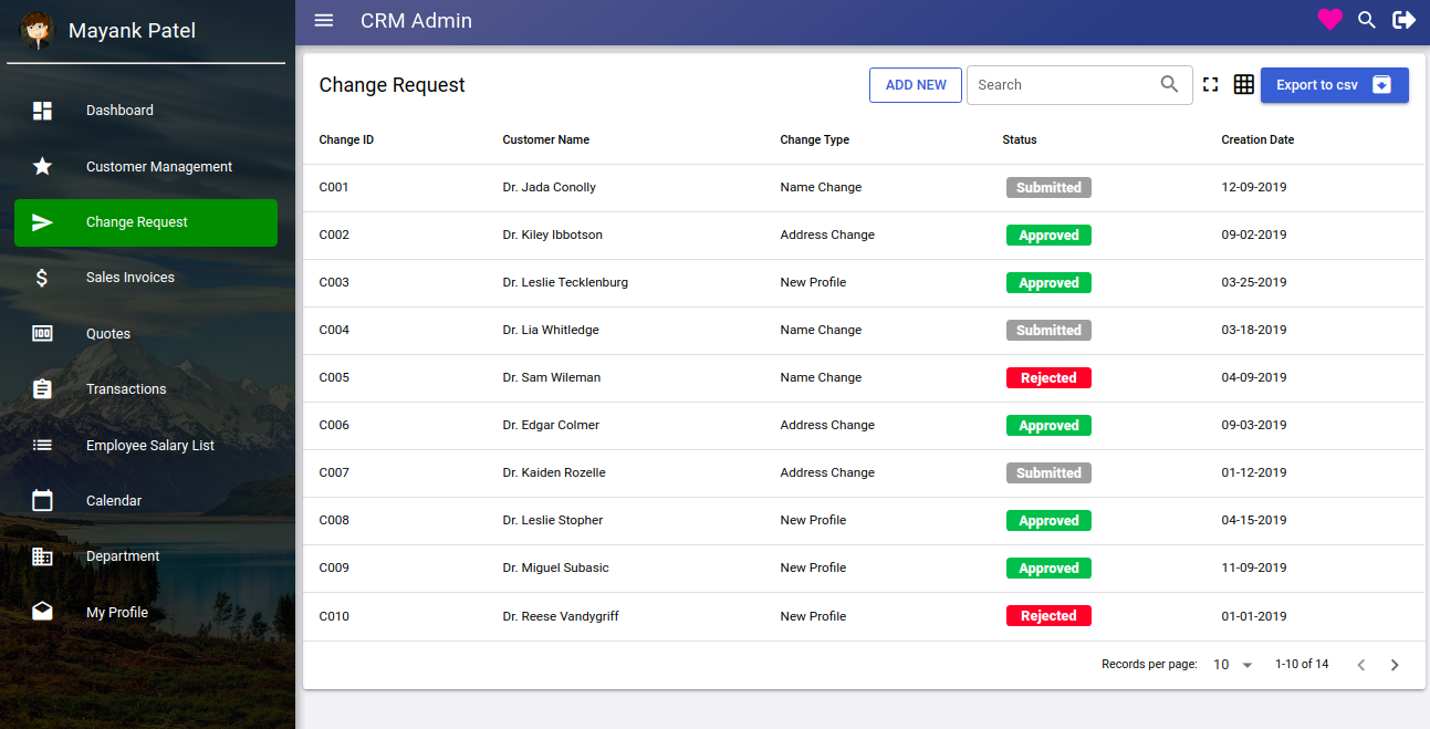 Open Source Admin Crm Template Made Using Quasar And Vue