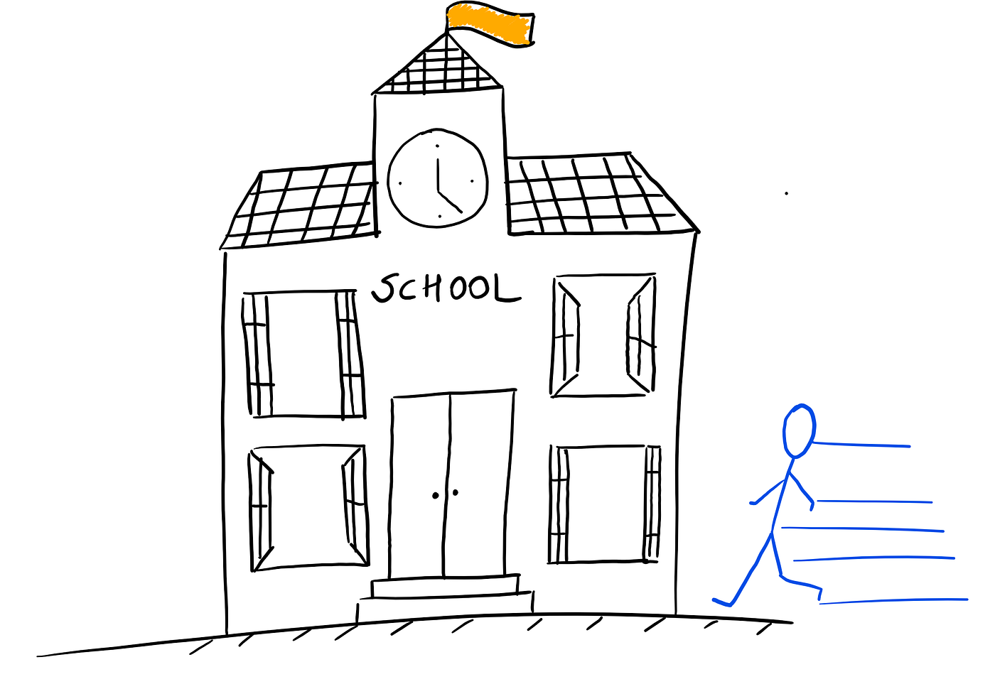 Simple School Sketch