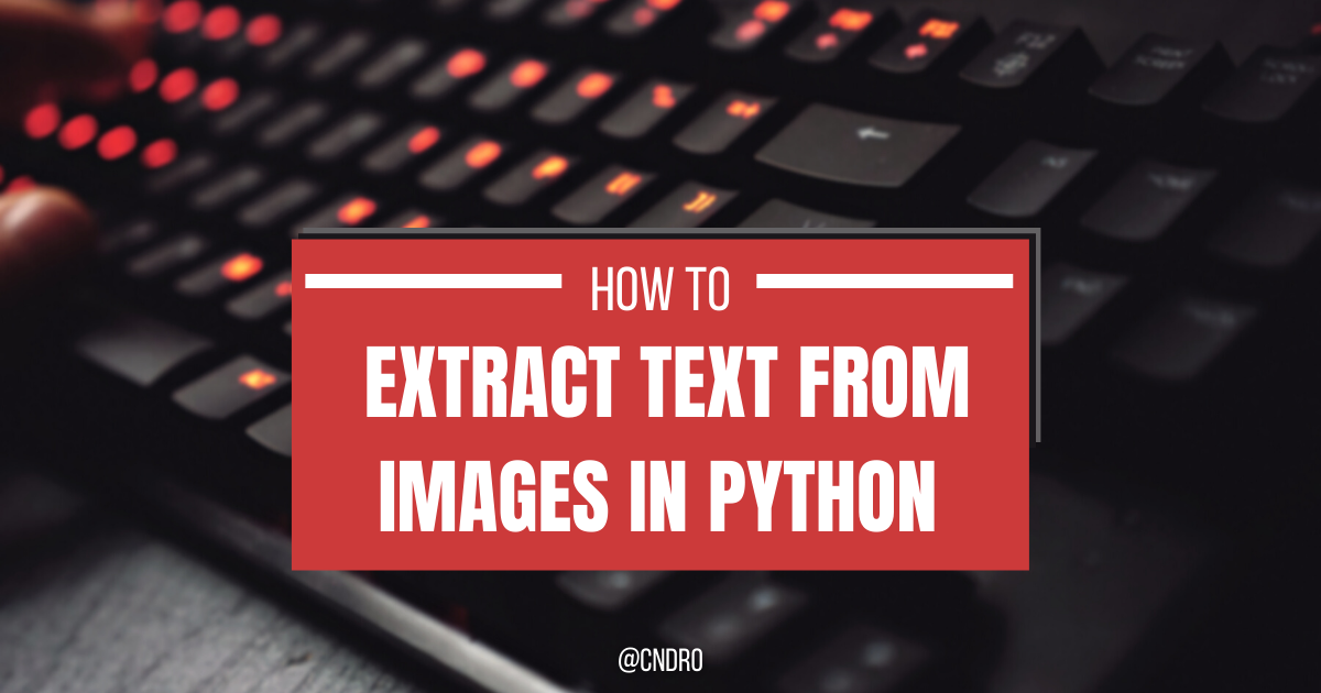How To Extract Text From Image In Python Using Pytesseract Extract