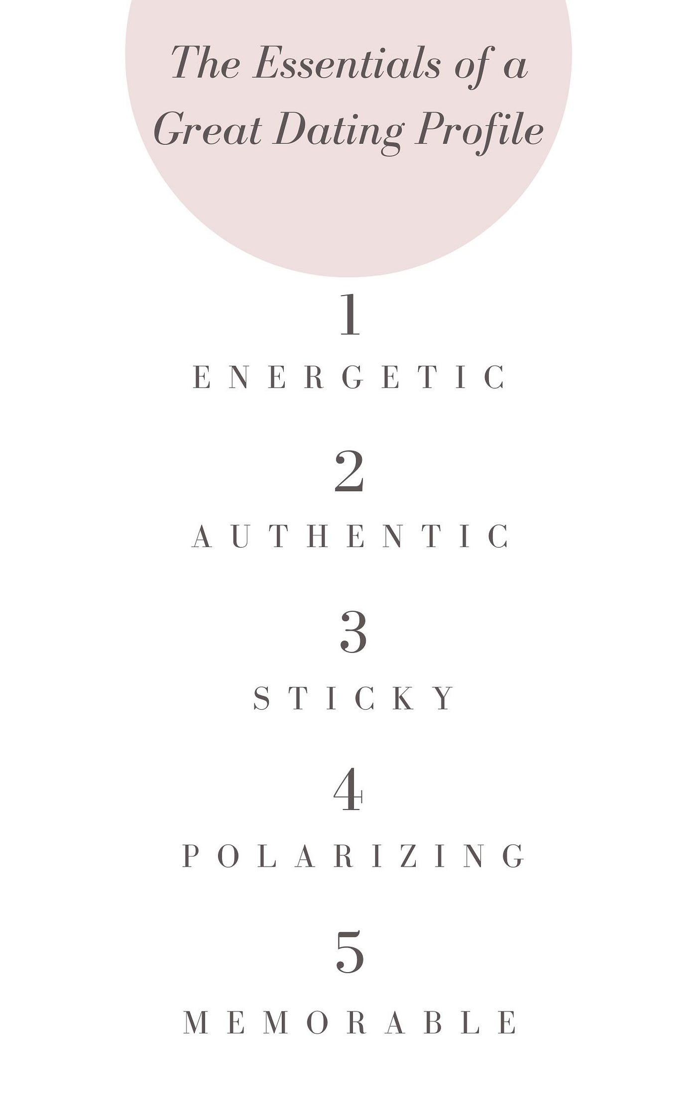 Online Dating Profile Template