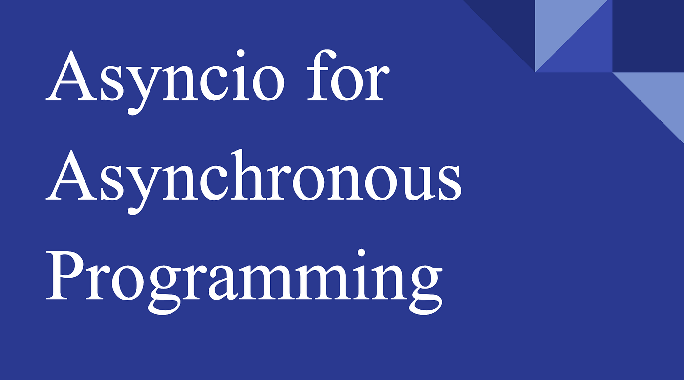 An Asynchronous Programming Library In Python